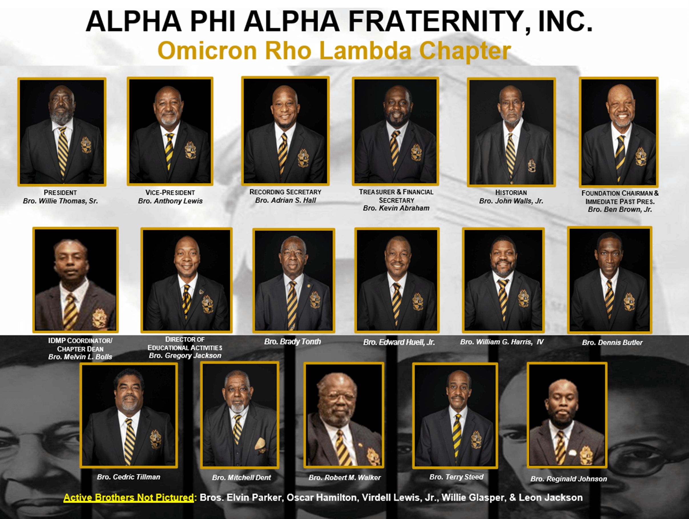 2021-2022 Chapter Officers & Members | Omicron Rho Lambda 1906